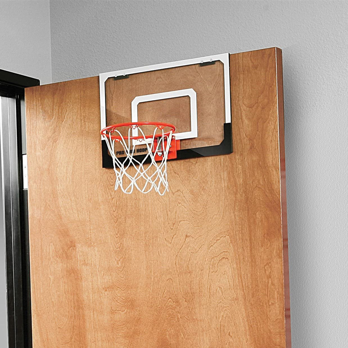 Basketball hoop for inside store