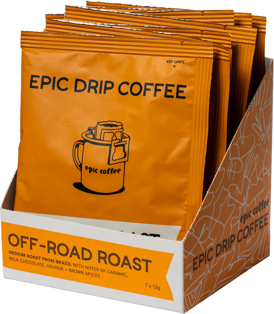 Epic Off Road Roast 7pk Drip Coffee | Gearshop NZ