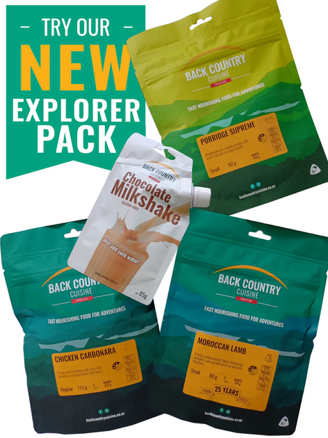 Back Country Cuisine Ration Pack, Explorer | Gearshop NZ